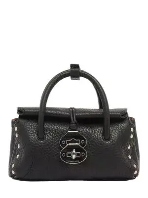 ZANELLATO Dotta Stud-embellished Leather Tote Bag - Black