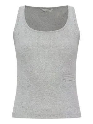 RETHINKIT STUDIOS Rethinkit Studios Ribbed Sleeveless Top Grey