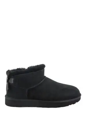 UGG Ultra Mini Bailey Bow Boots - Black
