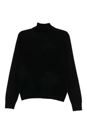 ENTIRE STUDIOS Roll Neck Knitted Sweater - Black