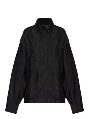 Y3 Logo Patch Denim Jacket - Black