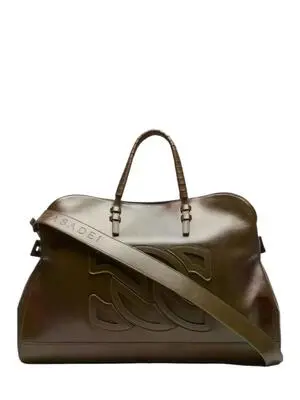 Casadei C-chain Logo Tote Bag - Green
