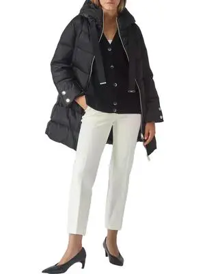 GRAN SASSO V-neck Button-up Cardigan - Black