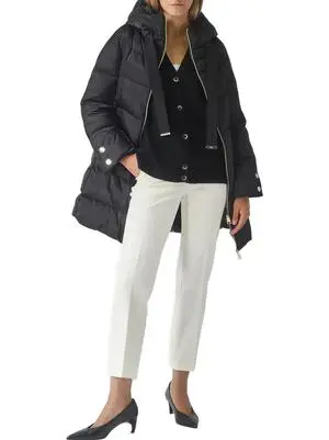 GRAN SASSO V-neck Button-up Cardigan - Black