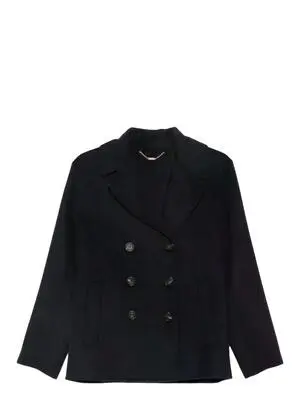 MABRUN Diva Double-breasted Peacoat - Blue