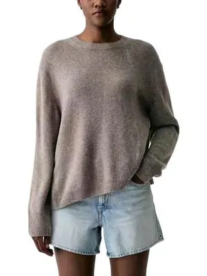 Marc O'polo Crew Neck Long Sleeve Sweater - Neutrals