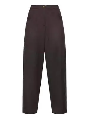 ELENA MIRÒ Button-fastening Trousers - Brown