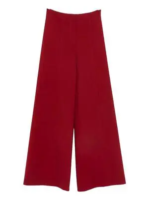 Liviana Conti Wide Leg Trousers - Red
