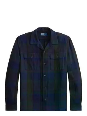 Polo Ralph Lauren Plaid Elbow-patch Shirt - Blue