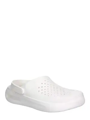 CROCS Literide™ Perforated Slingback Clogs - White