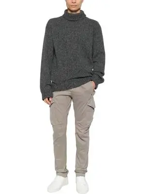 C.P. COMPANY Cargo Pants With Lens Detail - Grey
