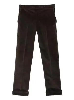 WHYCI Why Ci Turn-Up Cuff Trousers