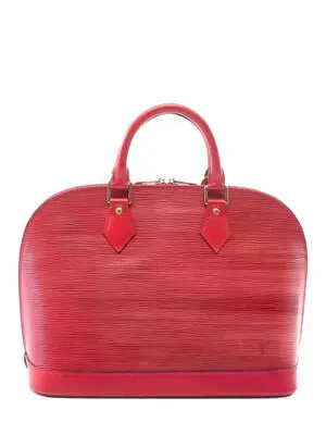 LOUIS VUITTON Epi Alma Pm Satchel - Red
