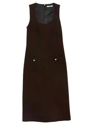 MAJE Maje Sleeveless Button-Detail Dress