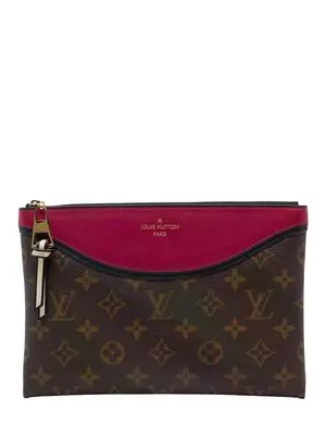 LOUIS VUITTON Monogram Pochette Tuileries Clutch Bag - Brown