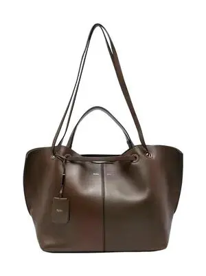 MAX MARA MAX MARA Lambskin Leather Tote Bag