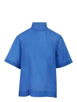 Christian Wijnants High-neck Top - Blue