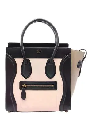 Celine Celine Micro Luggage Tote Handbag White
