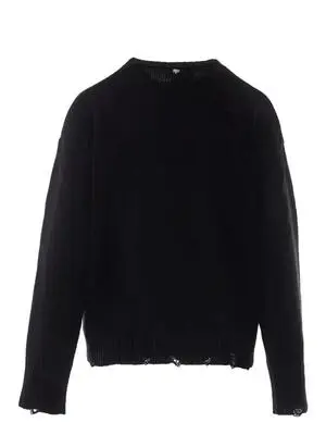 ANIYE BY Batman Distressed Sweater - Black