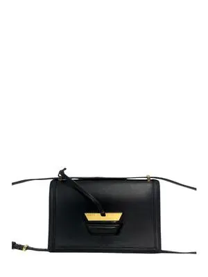 Loewe Medium Leather Barcelona Crossbody Bag - Black