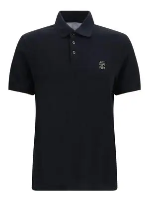 Brunello Cucinelli Cotton Polo - Black