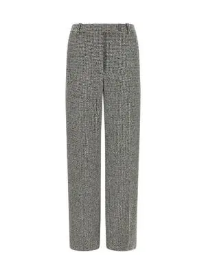 TOM FORD Houndstooth Pattern Tailored Trousers - Multicolor