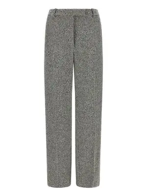 TOM FORD Houndstooth Pattern Tailored Trousers - Multicolor