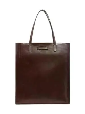 THE BRIDGE Leather Tote Bag - Brown