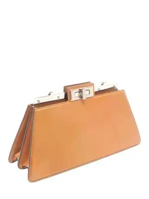 Fendi Medium Peekaboo Clutch Bag - Neutrals