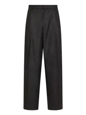 DARKPARK DARKPARK Davide Micro-Houndstooth Wide-Leg Trousers