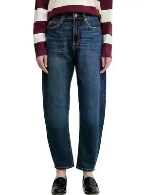 BENETTON Faded Balloon-fit Jeans - Blue
