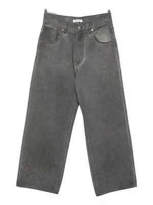 SUNFLOWER Faded Effect Buckle Detail Jeans - Grey