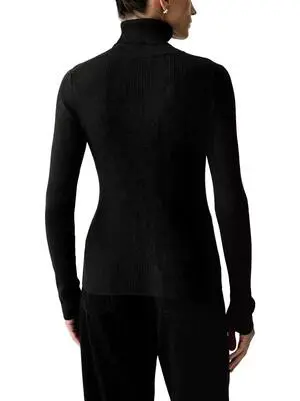 Marc O'polo Ribbed Roll-neck Sweater - Black