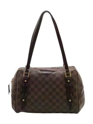 LOUIS VUITTON Damier Ebene Canvas Gm Rivington Tote Bag - Brown