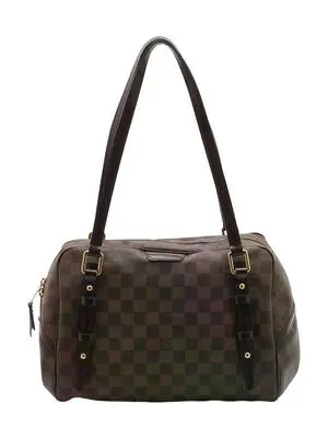 LOUIS VUITTON Damier Ebene Canvas Gm Rivington Tote Bag - Brown