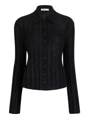 KHAITE Khaite Meadow Rib-Knit Cardigan