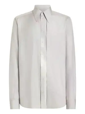 Dolce & Gabbana Crêpe De Chine Martini Shirt - Grey