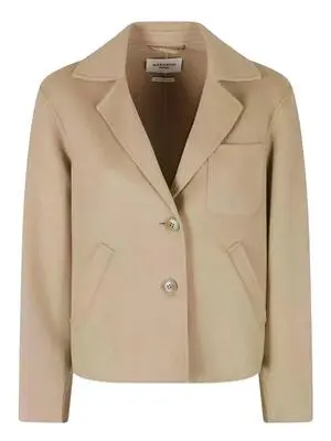 Max Mara Notched Lapel Button-fastening Jacket - Neutrals