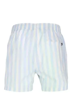 Onia Charles Striped Swim Shorts - Neutrals