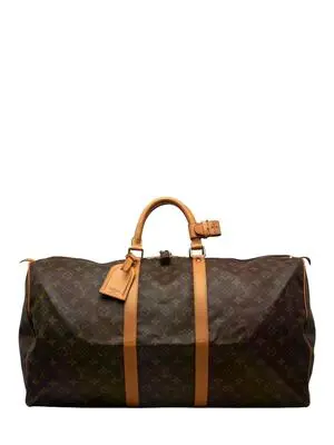LOUIS VUITTON Louis Vuitton Keepall 55 Monogram Travel Bag