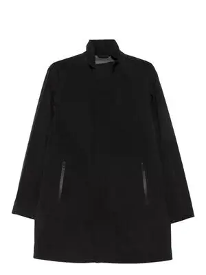 Emporio Armani High-neck Zip-up Jacket - Black