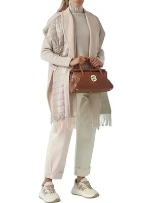 ZANELLATO Postina Stud-embellished Tote Bag - Brown