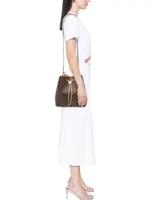 LOUIS VUITTON Damier Ebene Neonoe Mm Bucket Bag - Brown