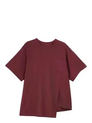 Y3 Y-3 Asymmetric Pocket Detail T-Shirt