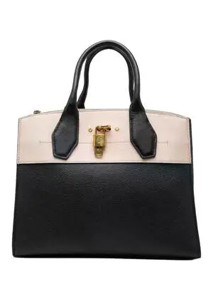 LOUIS VUITTON Leather City Steamer Pm Satchel - Brown