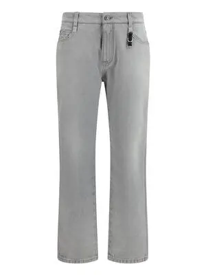 ERMANO SCERVINO Ermanno Scervino Boyfriend Jeans With Distressed Details - Gray