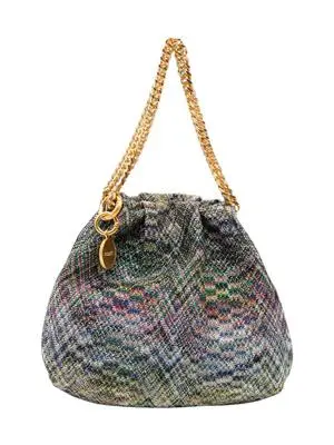 MISSONI Missoni Stereo Flame Pattern Drawstring Tote Bag