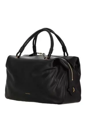 COCCINELLE Lizzie Medium Leather Tote Bag - Black