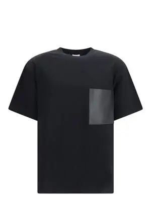 Bottega Veneta Bottega Veneta Men Pima Cotton Jersey T-Shirt With Pocket Black