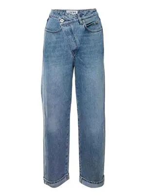 LOEWE Loewe Deconstructed Straight-Fit Jeans